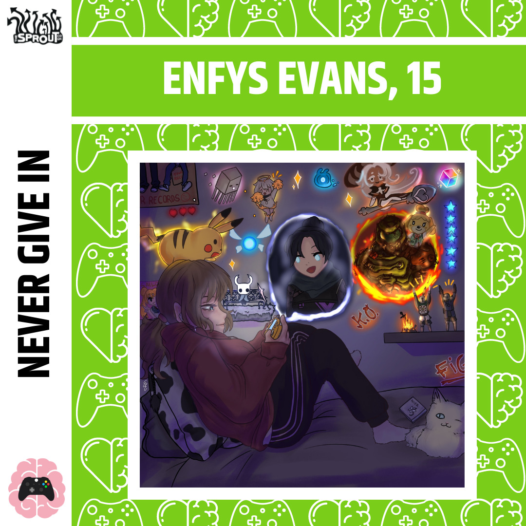 Never Give In: Artist Exclusive With Enfys Evans | TheSprout