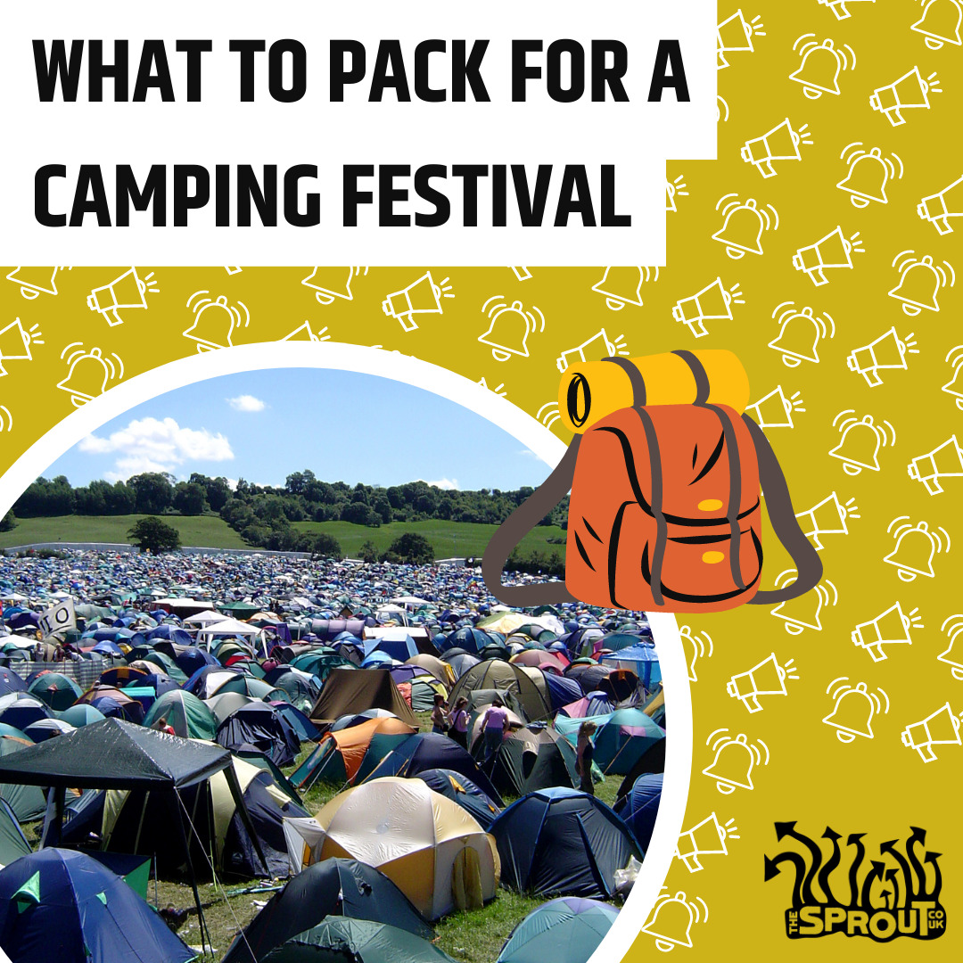 What to Pack for Your First Camping Festival | TheSproutTheSprout